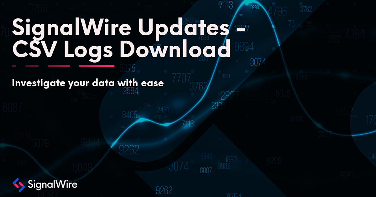 Introducing SignalWire's Enhanced UI with Call Logs | SignalWire
